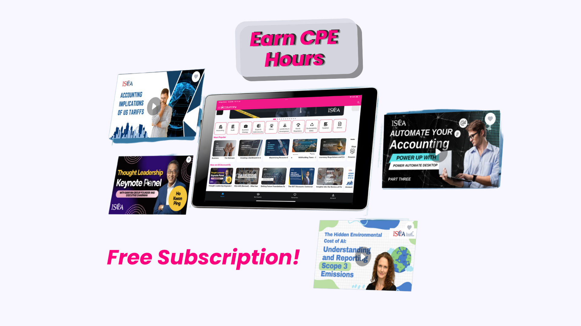 Start Your Basic Subscription | ISCACCOUNTIFY: The E-Learning Portal